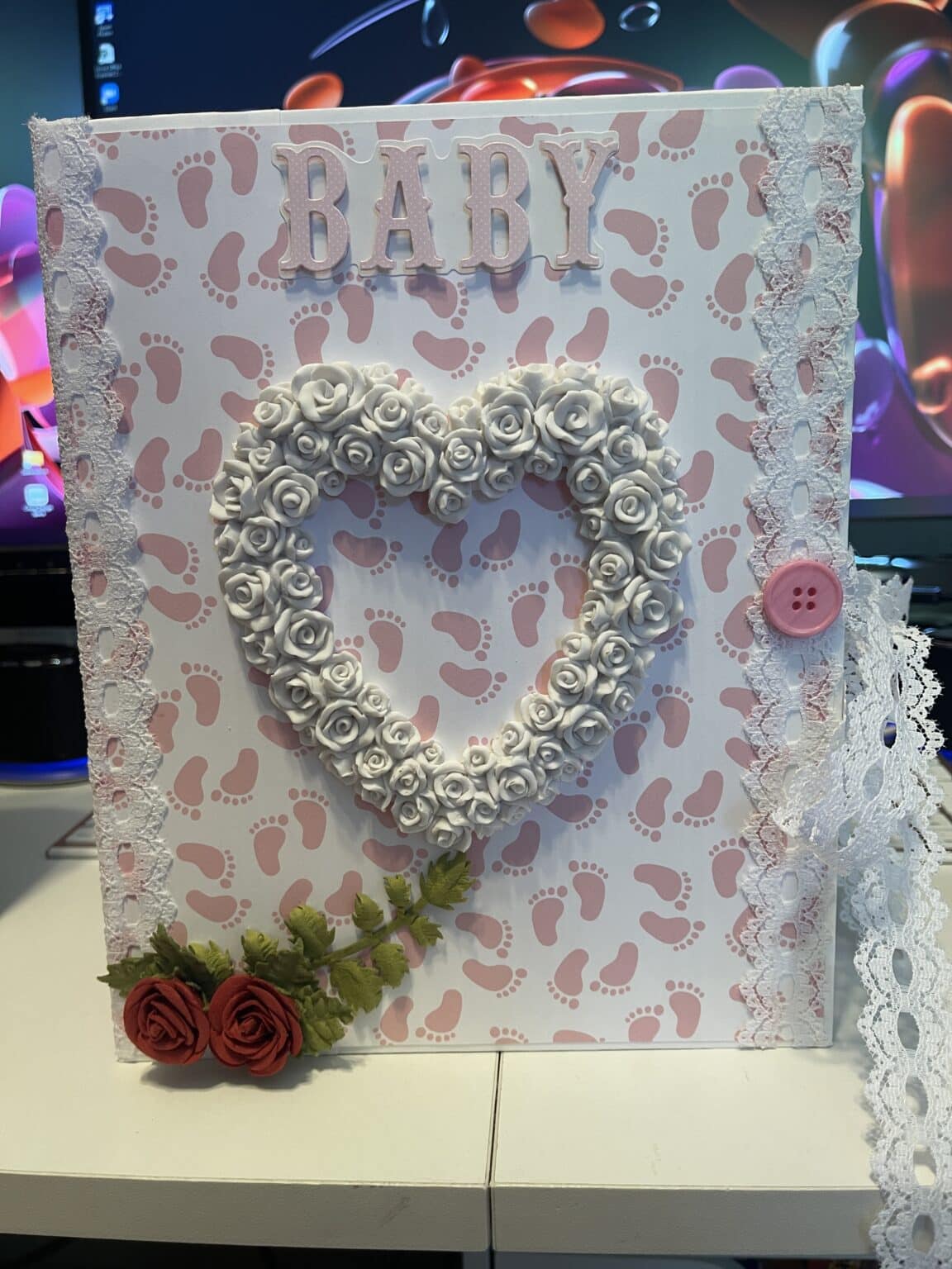 Baby Girl Scrapbook Album - My Community Made
