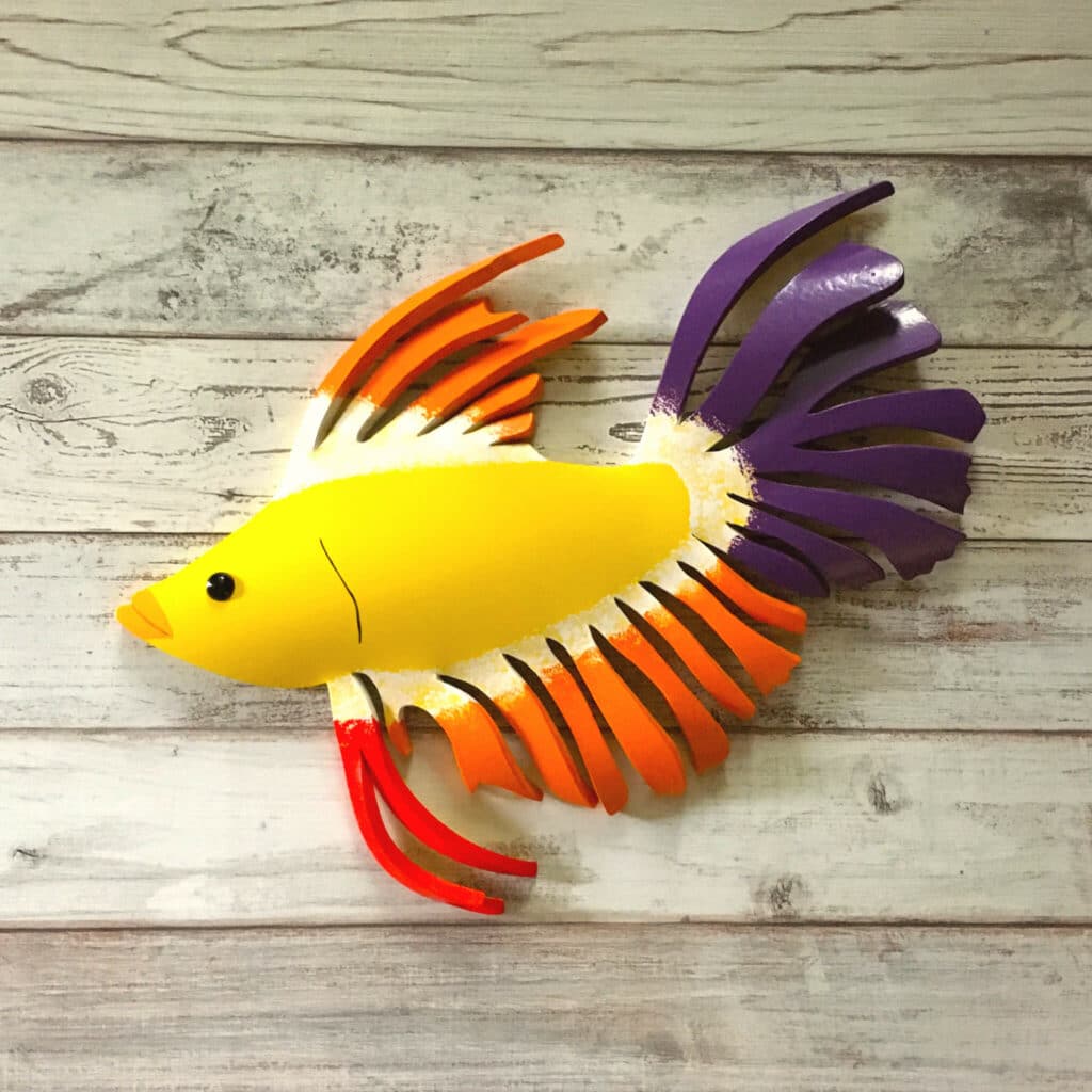 PVC Pipe Fancy Fish Instant Digital Download Animal Pattern