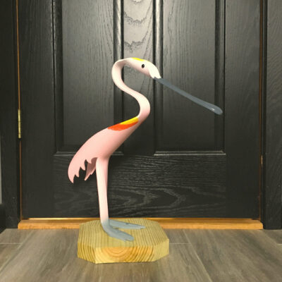 PVC Pipe Roseate Spoonbill Instant Digital Download Bird Pattern