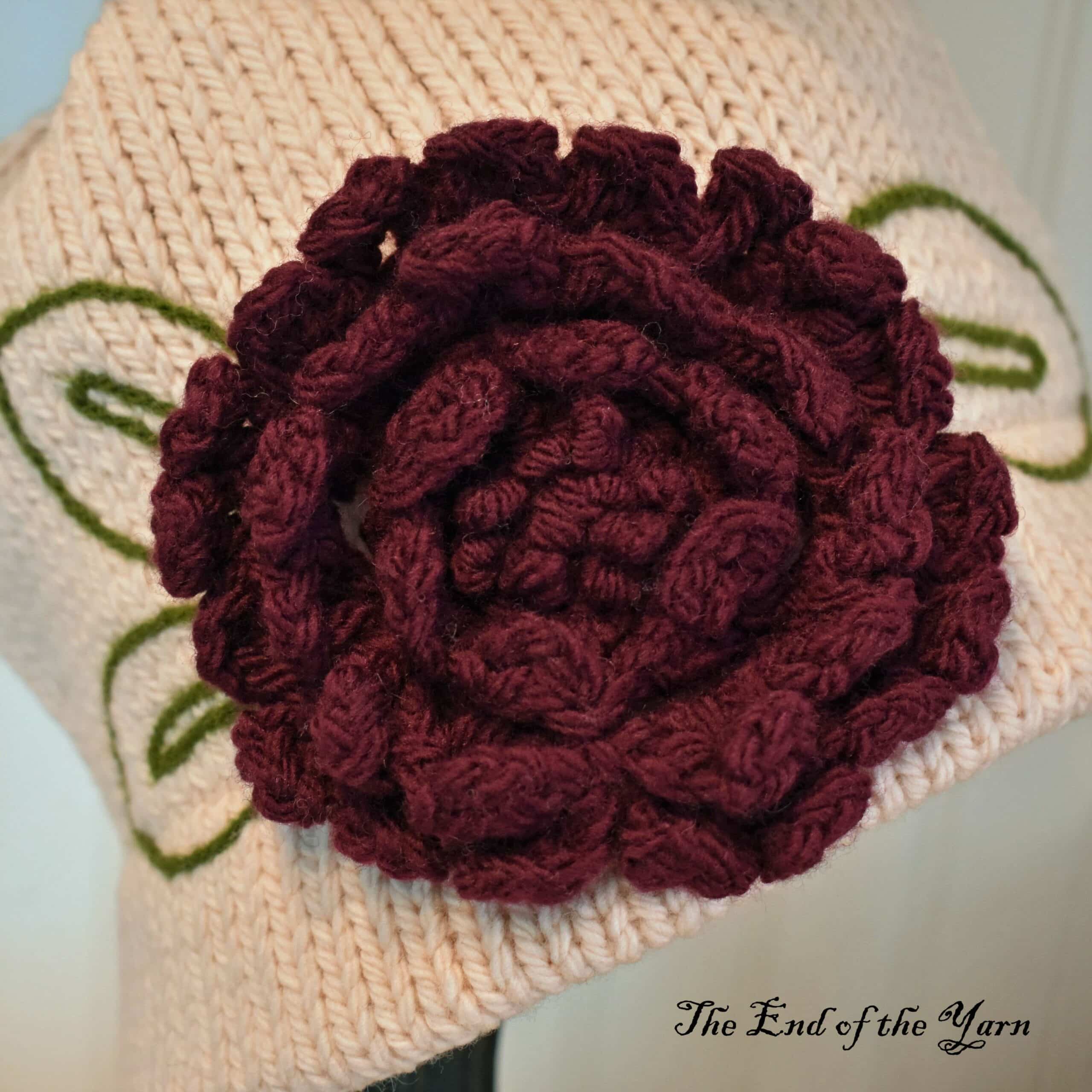 Captivating Flower Wool Handmade Hat - My Community Made