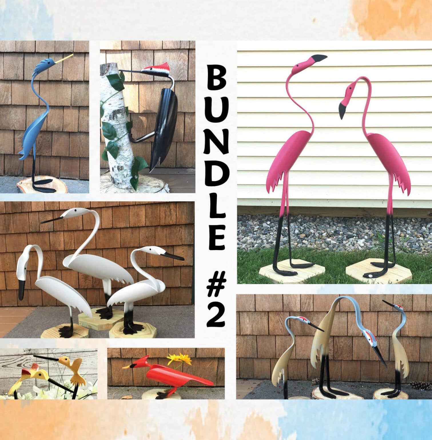PVC Pipe Birds Bundle #2 Instant Digital Download Patterns
