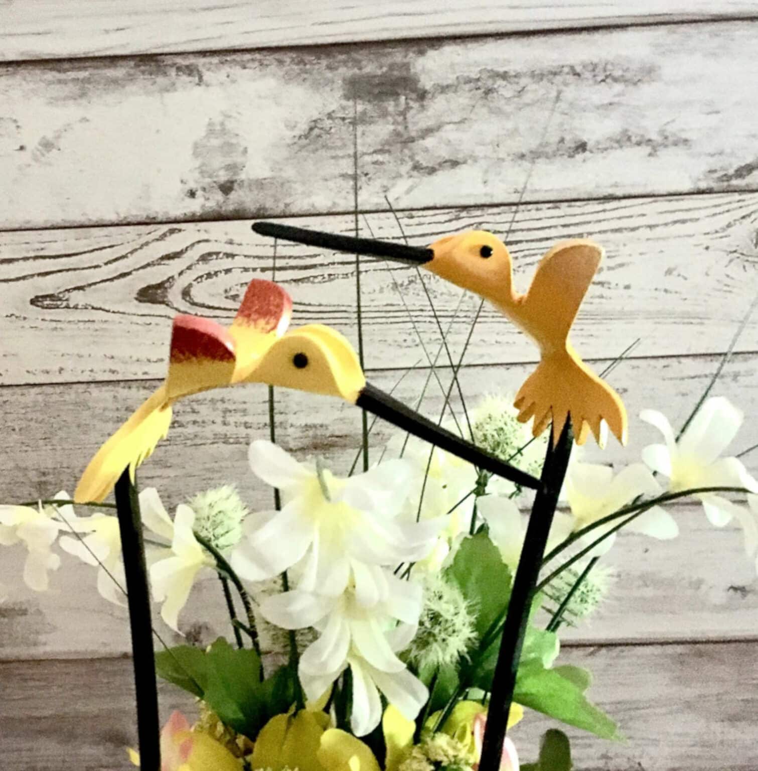 PVC Pipe Hummingbird On Stake Instant Digital Download Bird Pattern