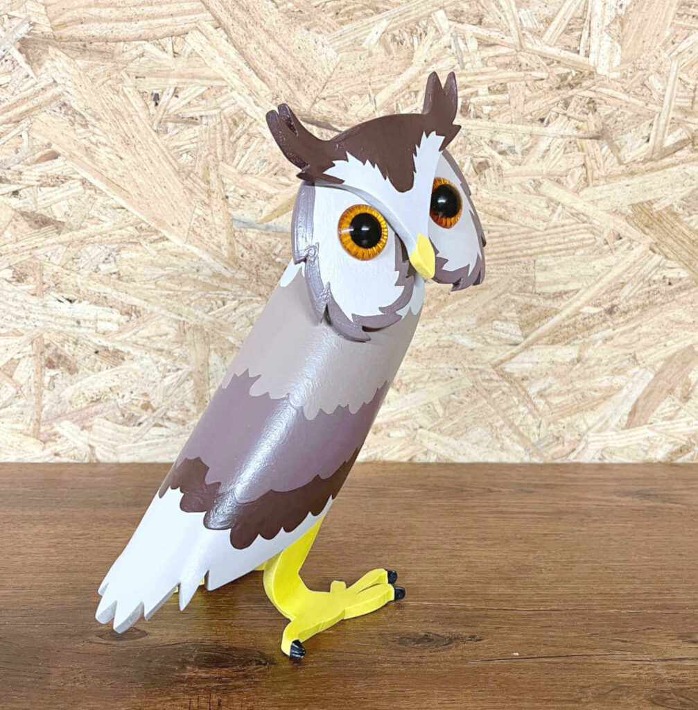 PVC Pipe Owl Instant Digital Download Bird Pattern