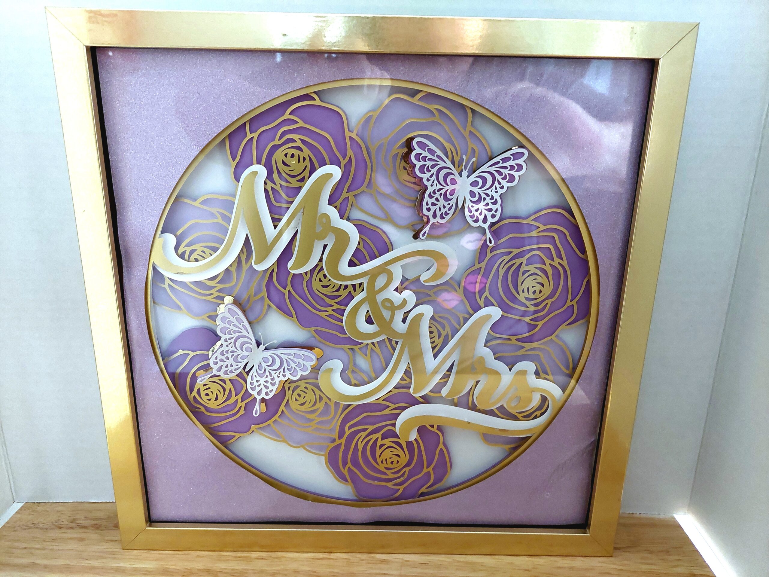 Mr & Mrs frame - My Community Made