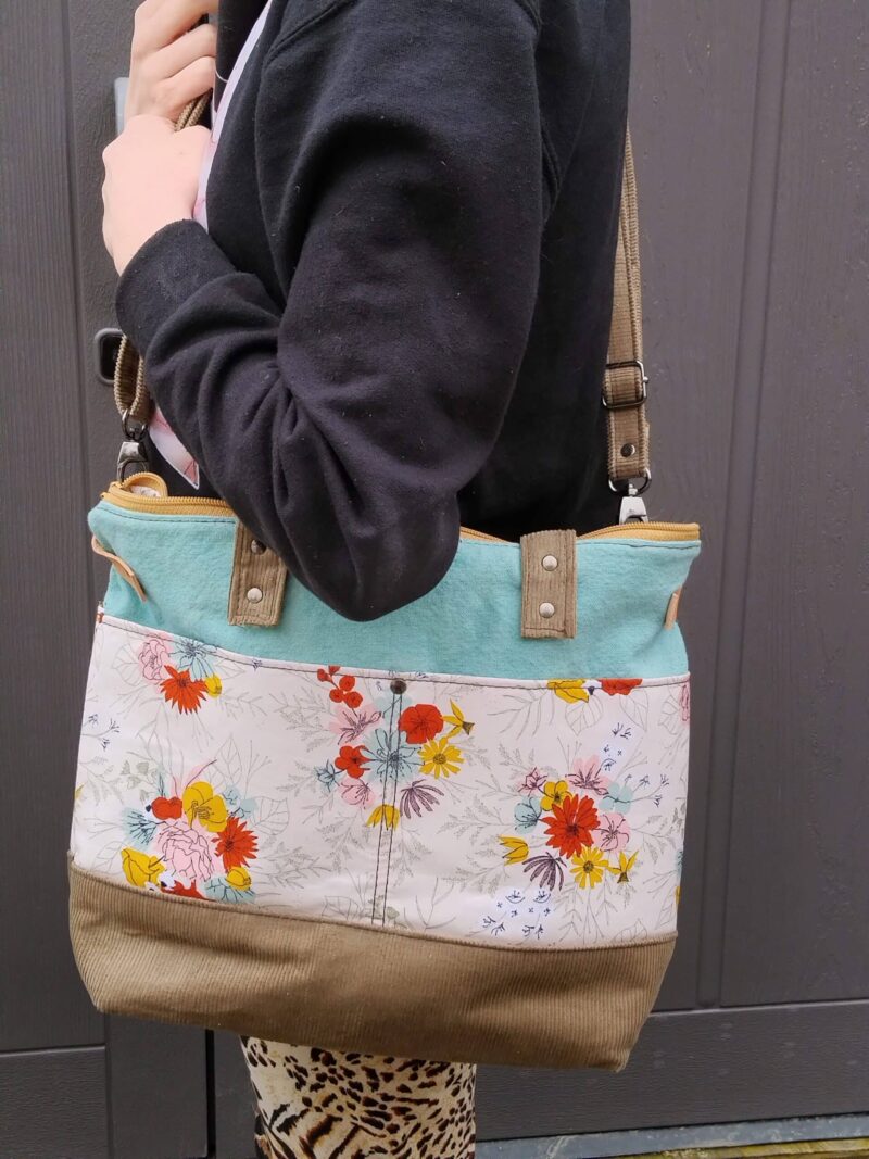 Canvas And Corduroy Bag - My Community Made