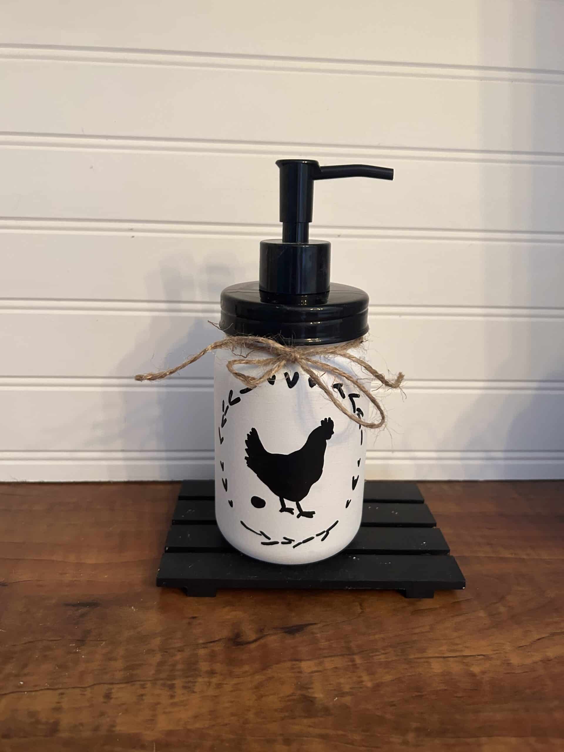 Chicken soap dispenser set - My Community Made