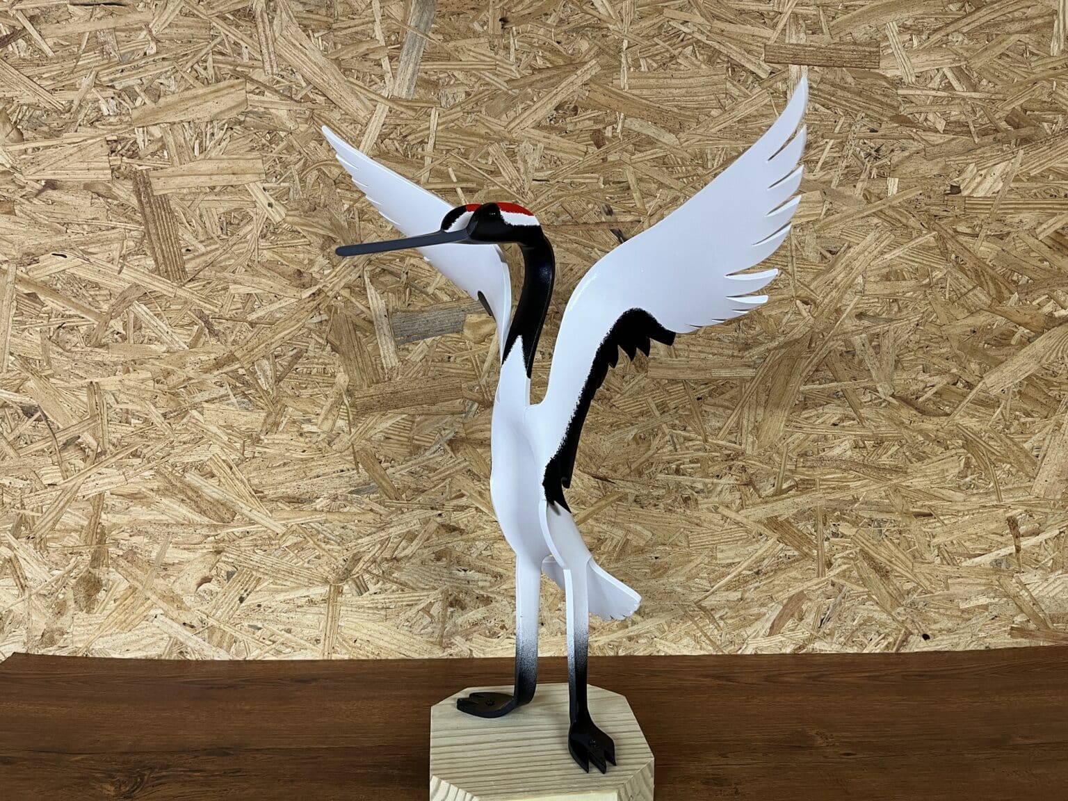 PVC Pipe Red Crowned Crane Instant Digital Download Bird Pattern