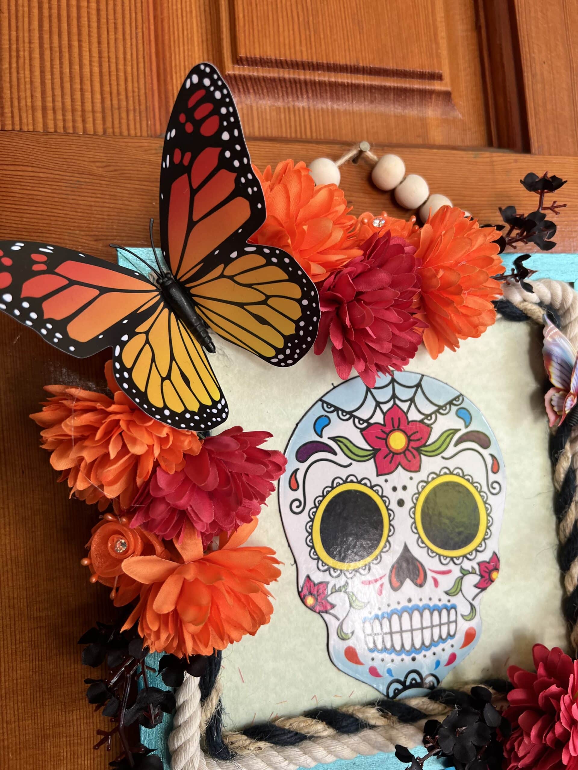 Dia de los Muertos Door Decor - square My Community Made