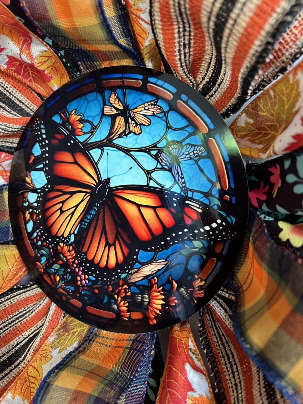 Fall Butterfly Wreath
