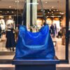Metallic Blue Leather Ballantine Bag - My Community Made