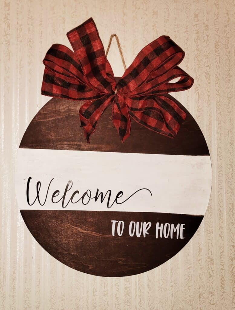 Welcome Door Sign - My Community Made