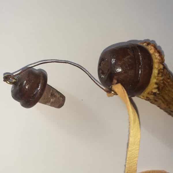 Carved Deer Antler Priming Flask Flintlock - My Community Made