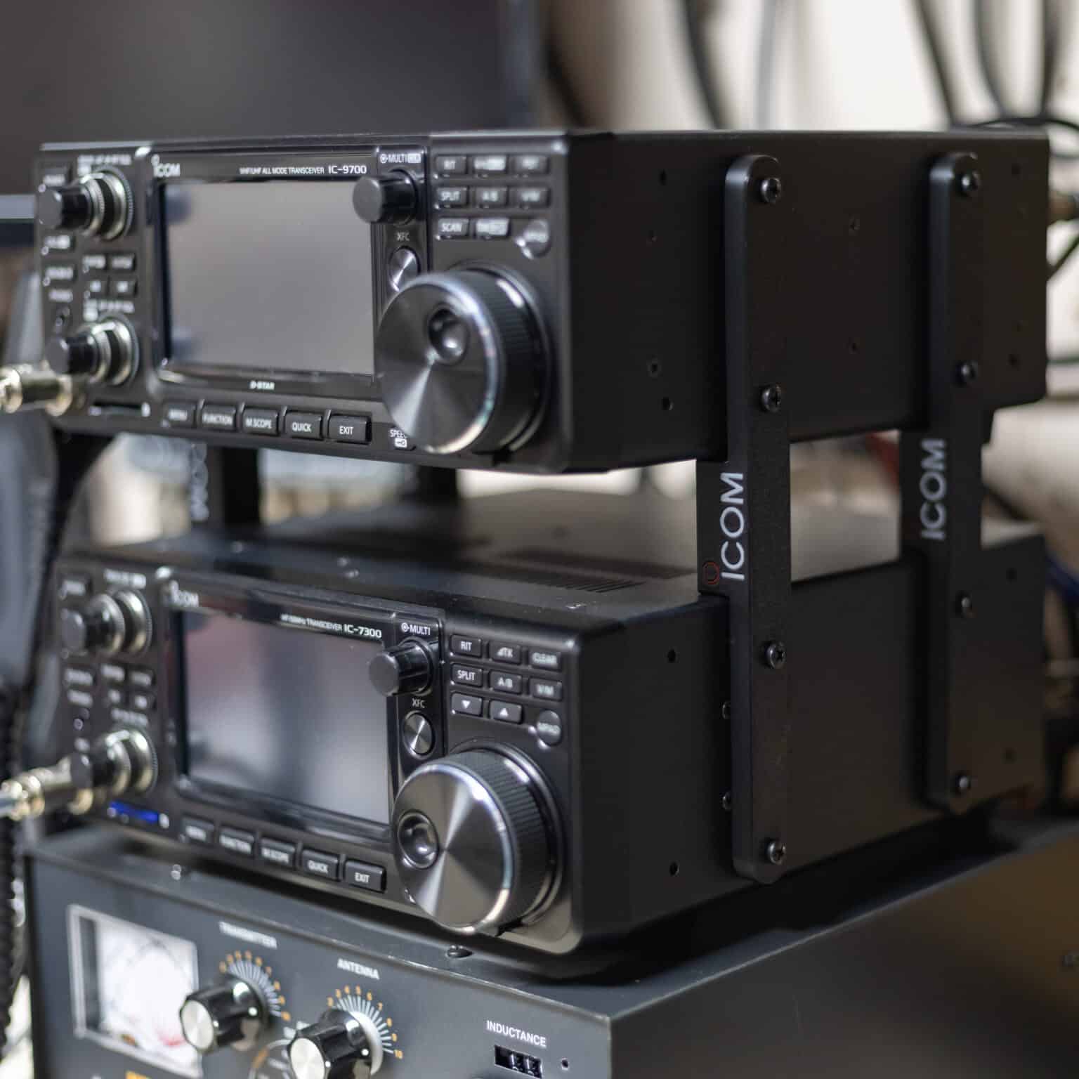 Icom IC-7300 & IC-9700 Stacking Brackets - My Community Made