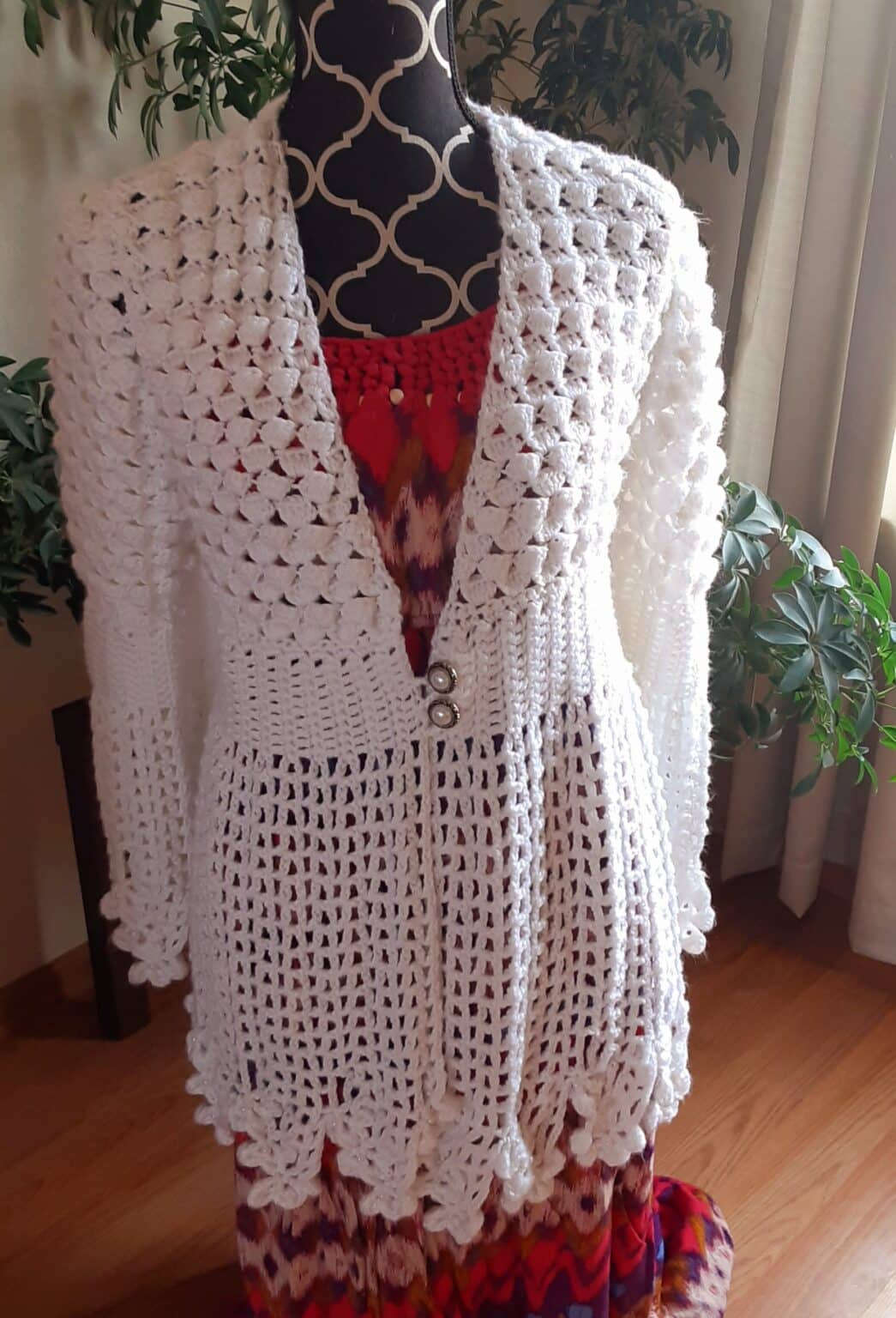 Women's Beautiful Crochet Lace Jacket - My Community Made