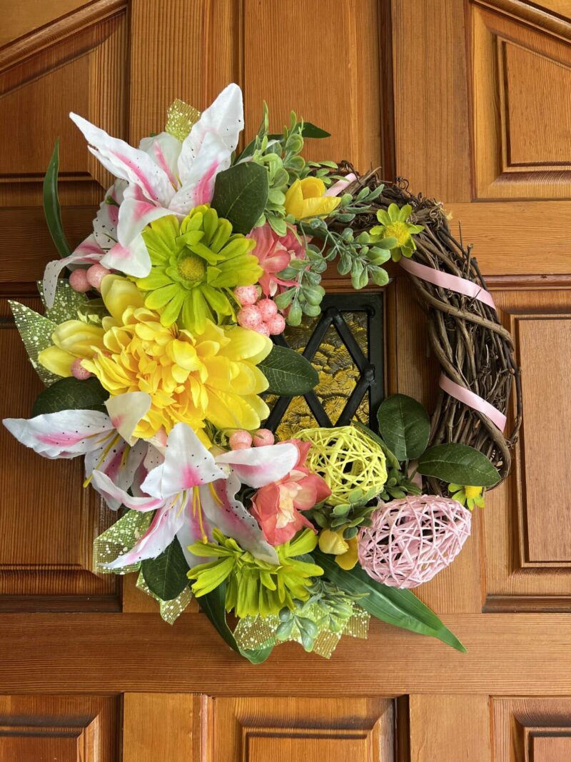 SPRING GRAPEVINE WREATH