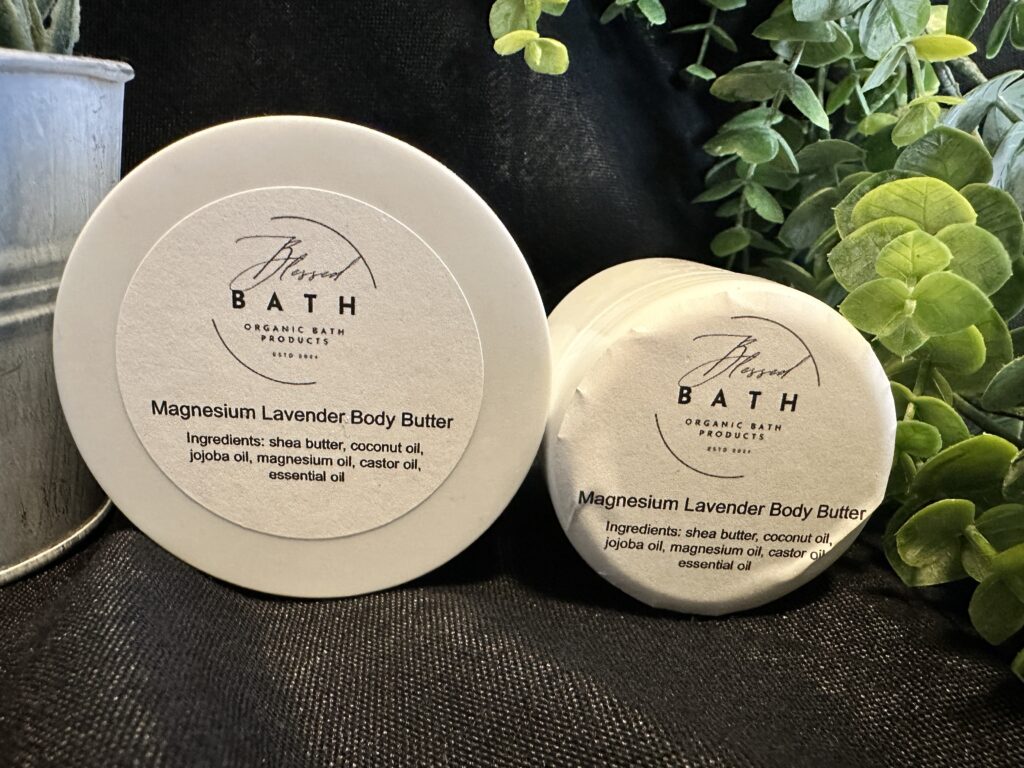 Magnesium Lavender Body Butter, Nourishing, Organic, Skin Softening ...