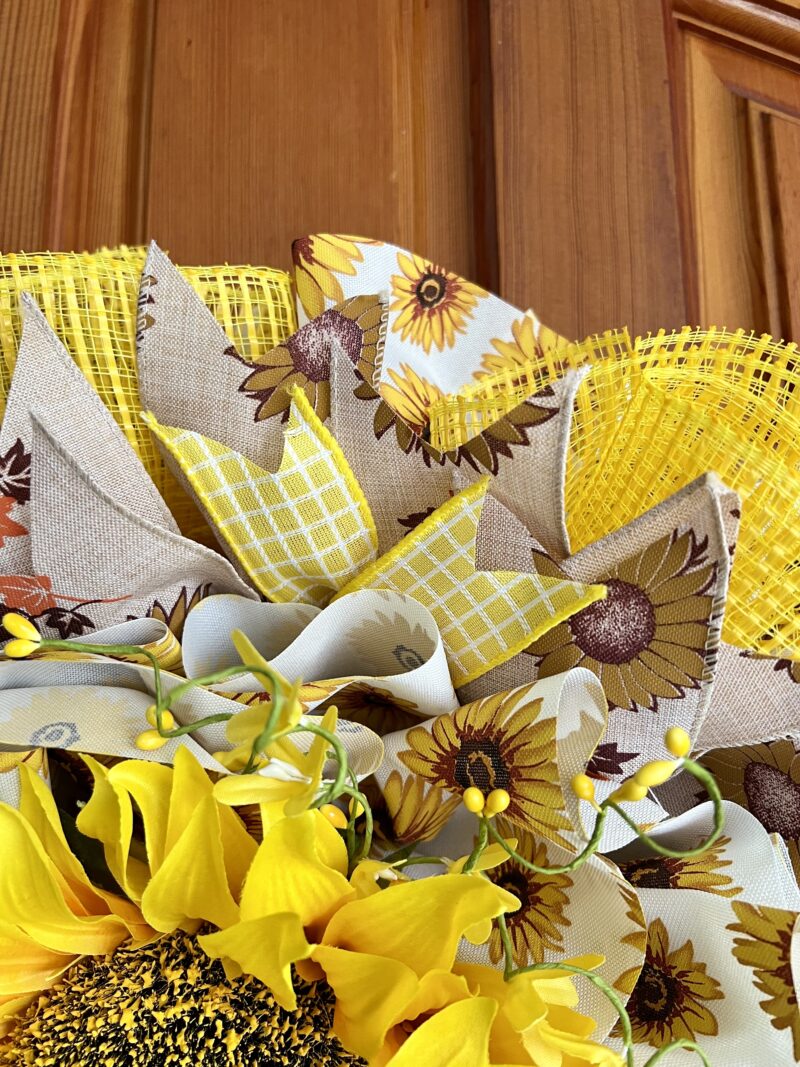 Spring/Summer Sunflower Wreath - Door Decor