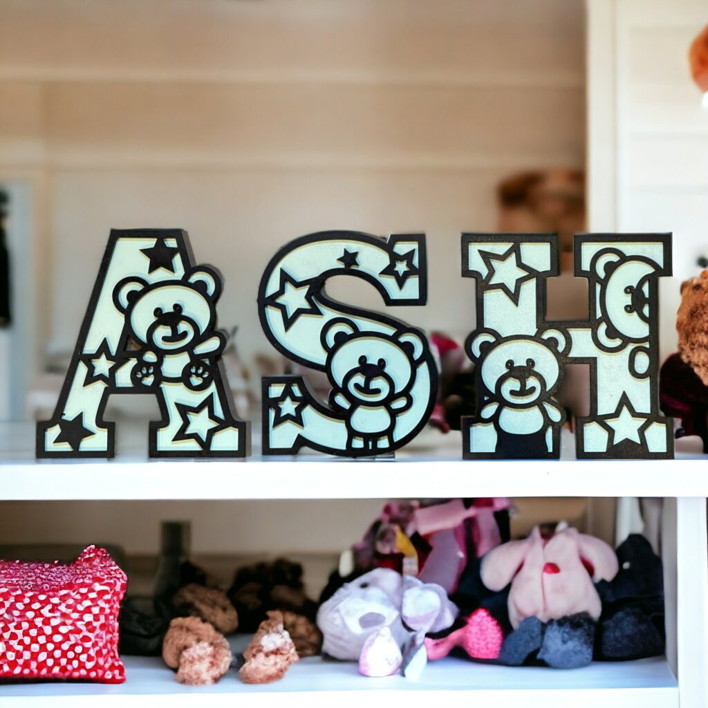 Teddy Bear Themed Letters