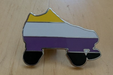 Nonbinary Pride Skate Flag - My Community Made