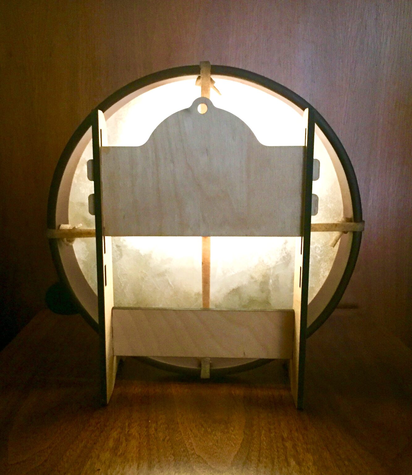Illuminated Shaman Frame Drum Display Stand - My Community Made
