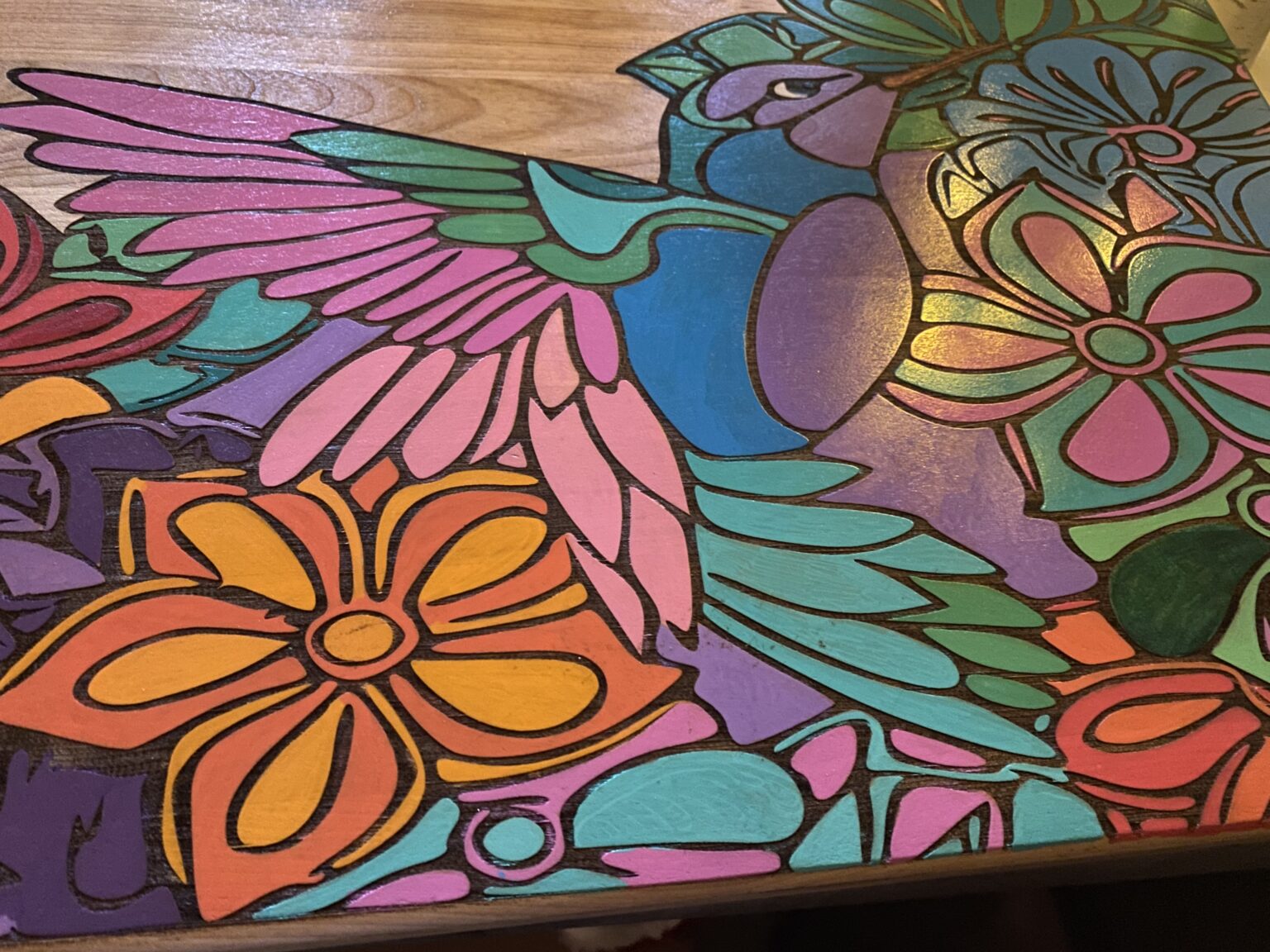 Hand Painted Kitchen Cutting Board - My Community Made