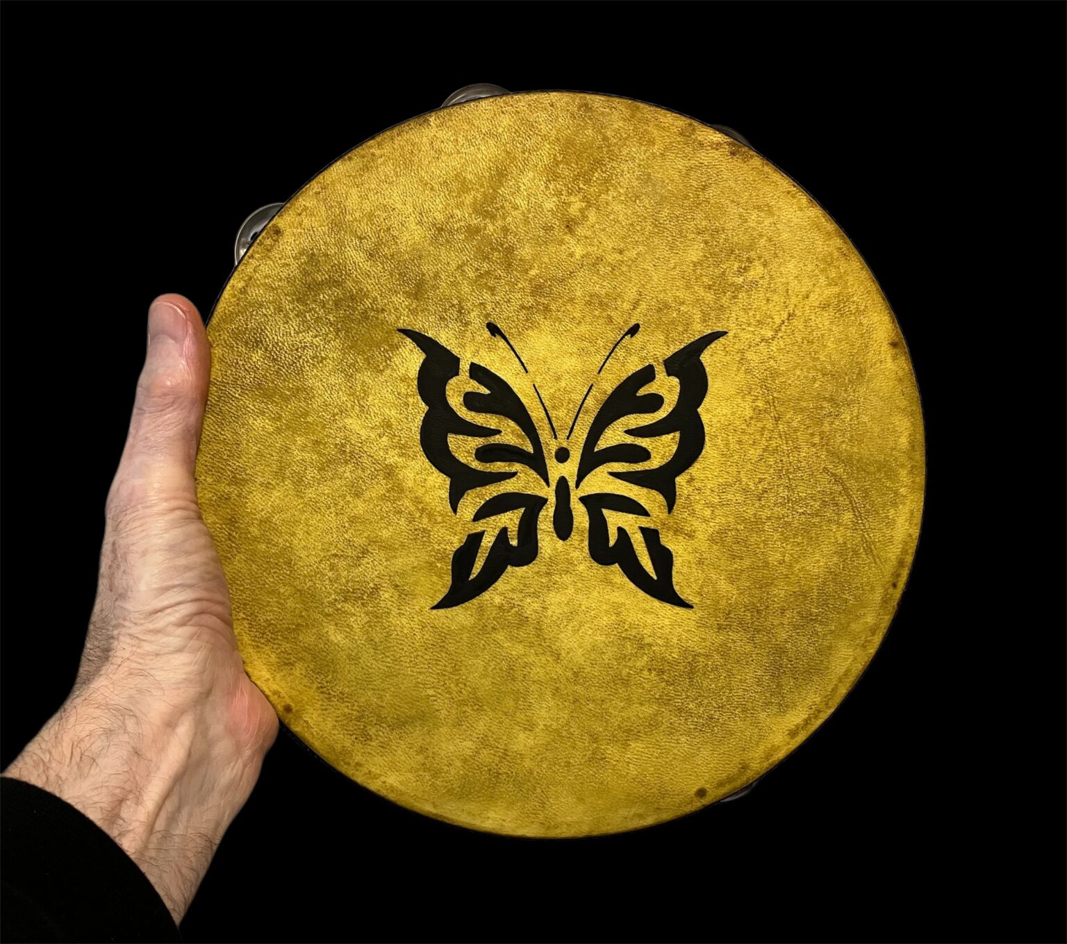 Butterfly Tambourine With Optional Illuminated Display Stand - My ...