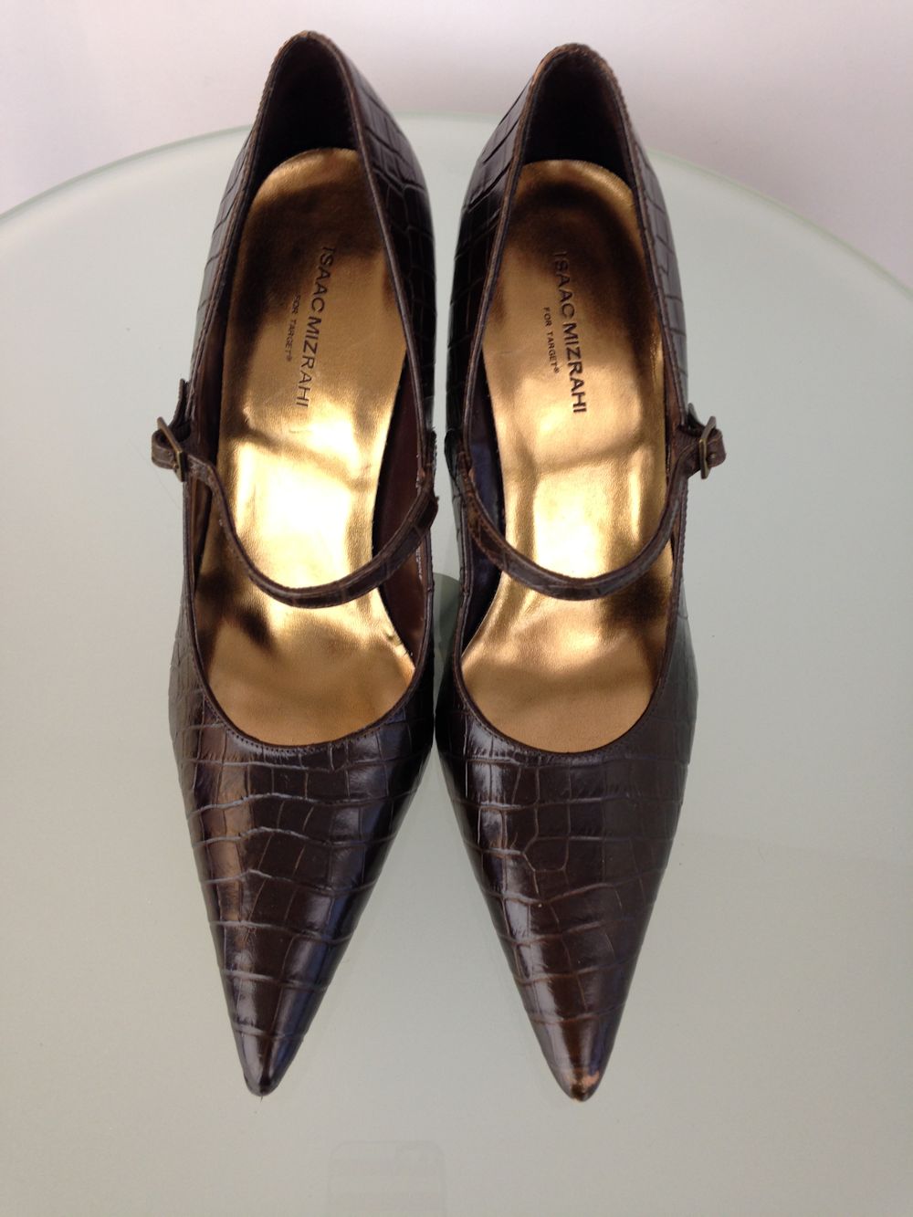 Vintage Isaac Mizrahi Brown Leather Pumps