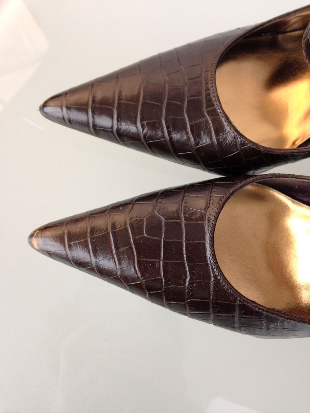 Vintage Isaac Mizrahi Brown Leather Pumps